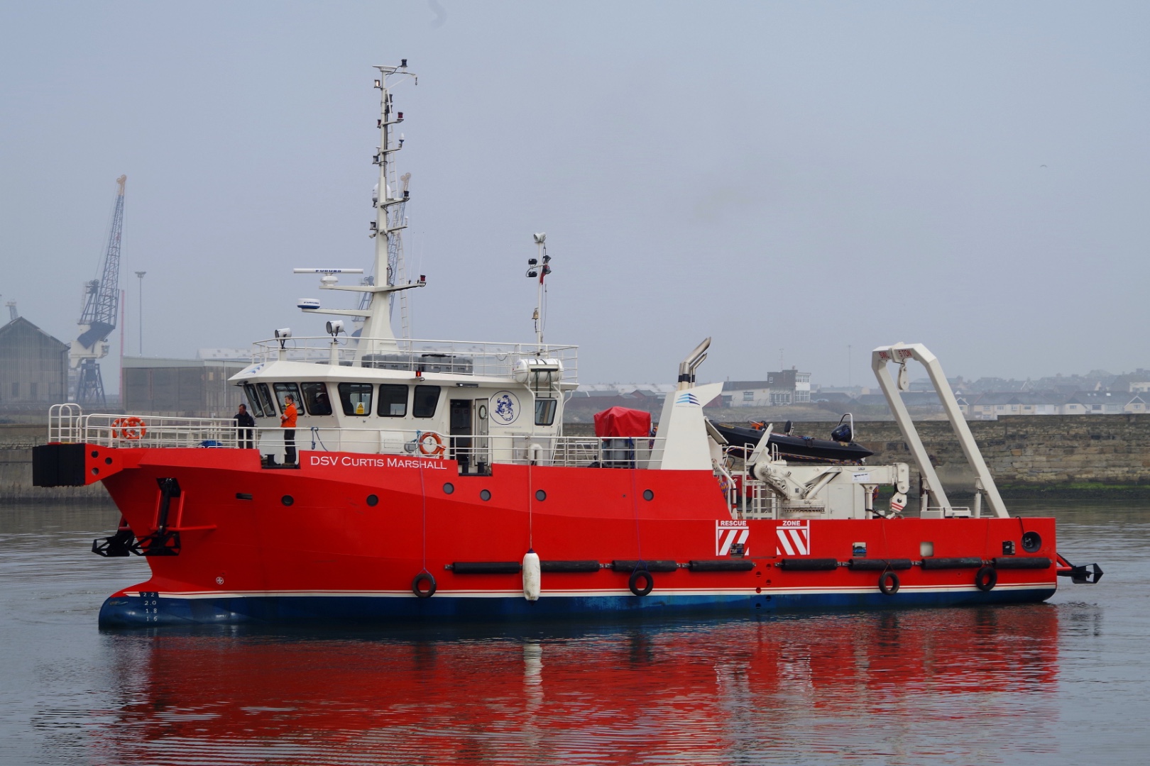 DSV Curtis Marshall - Dive & Survey Support Vessel | B Marshall Marine
